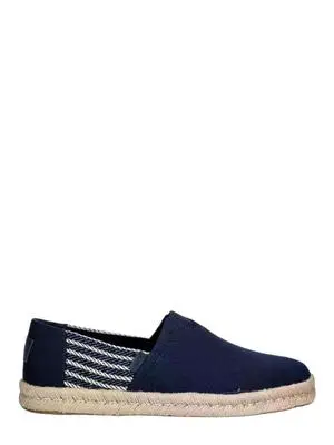 TOMS Rope-Trimmed Striped Espadrilles