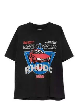 Rhude Graphic-print T-shirt - Black