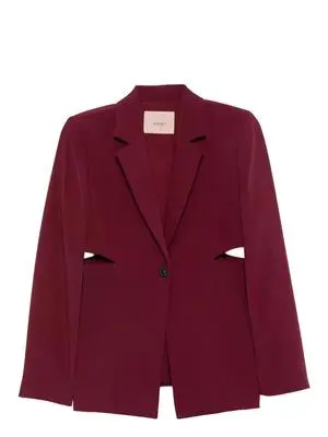 TWINSET Cut-out Single-breasted Blazer - Red