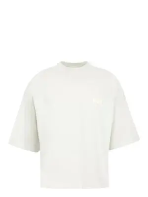 Fear Of God Logo-print Drop-shoulder T-shirt - Neutrals