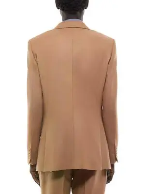 FURSAC Single-breasted Wool Blazer - Neutrals