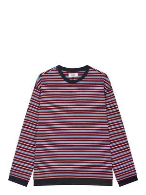 STUDIO TOMBOY Striped Long-sleeve T-shirt - Red