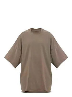 Rick Owens Raw-edge T-shirt - Brown