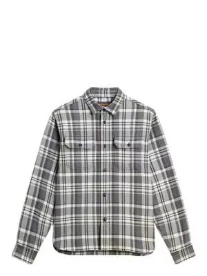 Woolrich Check-pattern Flap-pocket Shirt - Grey