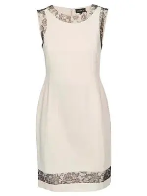 LA PERLA La Perla Lace-Trimmed Shift Mini Dress