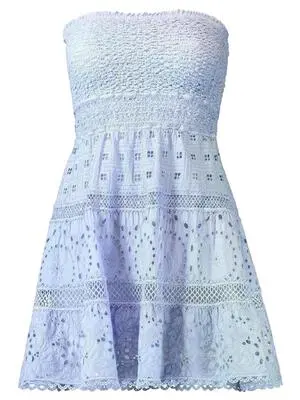 Misha Collection Cayenna Strapless Mini Dress - Blue