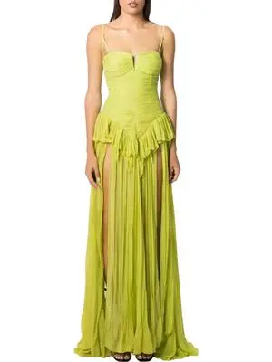 NORINA ST Diada 2.6 Ruffled Maxi Dress - Yellow