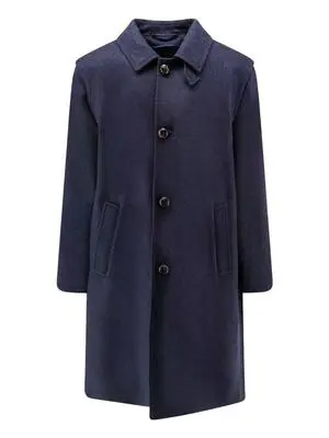 SCHNEIDERS Hubertus Loden Virgin-wool Coat - Blue
