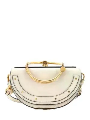 Chloé Nile Leather Mini Crossbody Bag - Orange