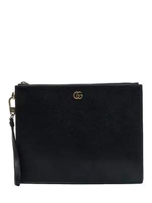 GUCCI Gucci GG Marmont Calfskin Clutch Bag