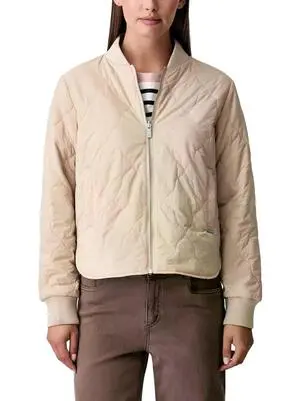 Scotch & Soda Reversible Quilted Bomber Jacket - Neutrals