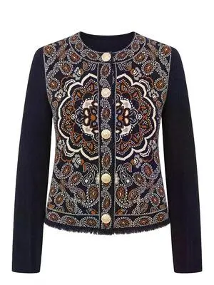 CARA CARA Cara Cara Alesia Bandana-Print Jacket