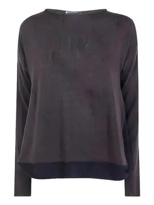 PIERANTONIOGASPARI Wool Colour-block T-shirt - Black
