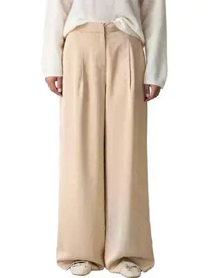 Scotch & Soda Eleni Jacquard Palazzo Pants - Neutrals