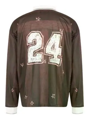 NAHMIAS Scribble Long-sleeve T-shirt - Brown