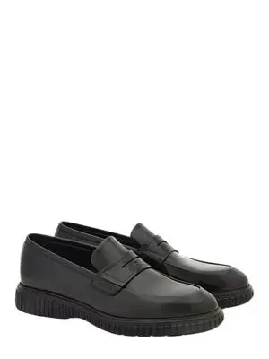 FERRAGAMO Casual Loafers - Black