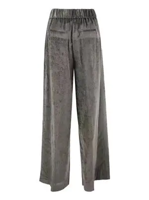 PESERICO Corded-Velvet Palazzo Pants