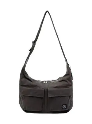 AGNES B. Cotton Hobo Bag - Grey