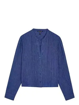 EILEEN FISHER Eileen Fisher Striped Button-Up Shirt