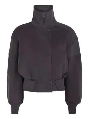 Adidas By Stella McCartney Stadium High-neck Panelled Jacket - Purple