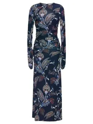 Cara Cara Piermond Paisley-print Maxi Dress - Blue
