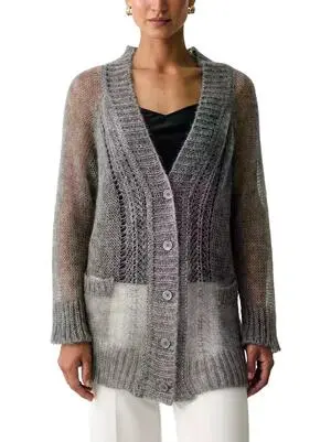 ERMANNO SCERVINO Ermanno Scervino Open-Knit Button-Down Cardigan