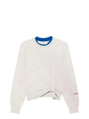 SANDRO SANDRO Mina Twist-Detail Sweatshirt
