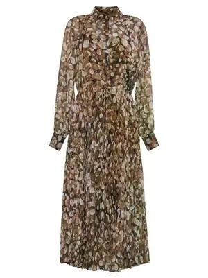 CARA CARA Finch Pleated Midi Dress