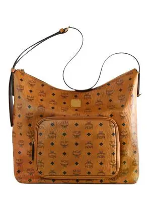 Mcm MCM Aren Logo-Print Tote Bag Brown