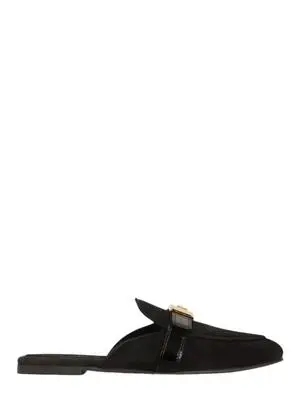 Dolce & Gabbana Suede Mules - Black