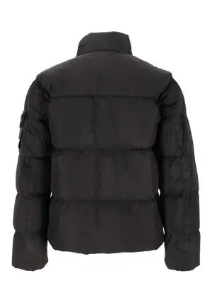 Stone Island Crinkle Reps Ny Down Jacket - Black