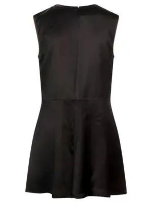Marni Contrast-stitch Sleeveless Dress - Black