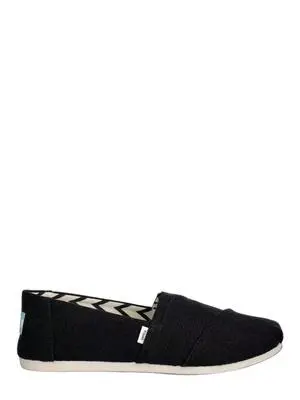 Toms Alpargata Canvas Slip-on Espadrilles - Black