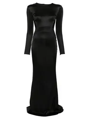 Co Cut-out Backless Maxi Dress - Black