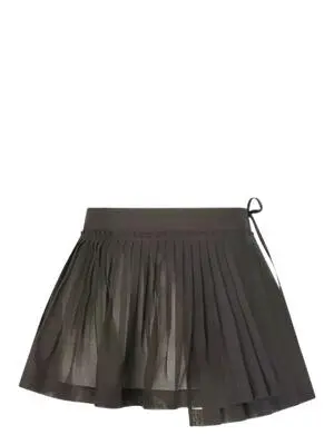 AMOMENTO Pleated Belt - Brown
