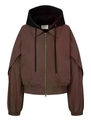 STUDIO TOMBOY Detachable Hood Jacket - Brown