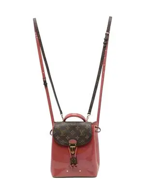 LOUIS VUITTON Louis Vuitton Monogram Vernis Hot Springs Backpack Red