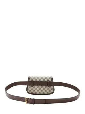 Gucci Blondie Gg Coated Canvas Belt Bag - Brown