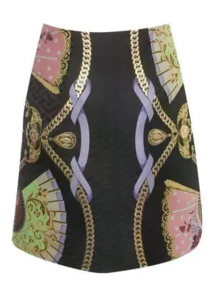 VERSACE Versace Buttoned Mini Skirt