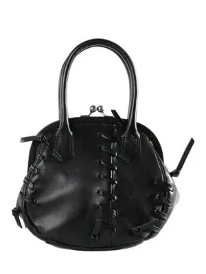 Y’S Y's Leather Lace-Up Tote Bag