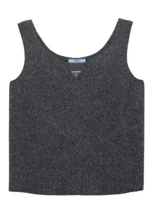 Prada Shetland Wool Top Grey