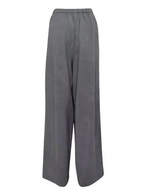 ENFOLD Box-pleated Wide-leg Trousers - Grey