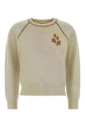 MARANT ETOILE LORIBY LOGO-PATCH SWEATER