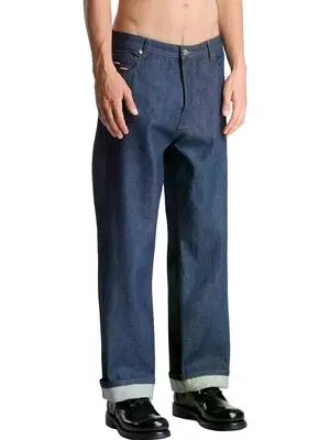 Filling Pieces Raw-denim Straight-leg Jeans - Blue