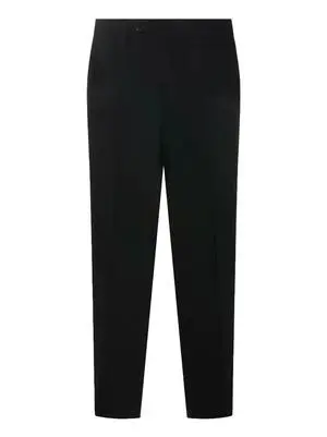 BERWICH Pressed-crease Trousers - Black