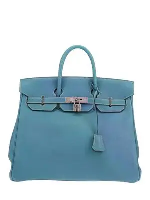 Hermès Haut À Courroies Tote Bag - Blue