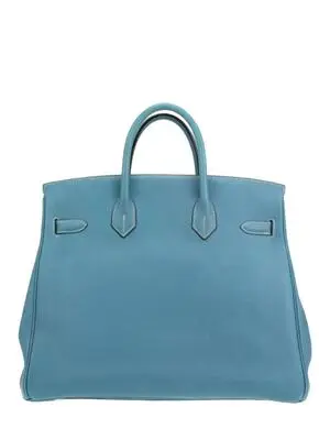 Hermès Haut À Courroies Tote Bag - Blue