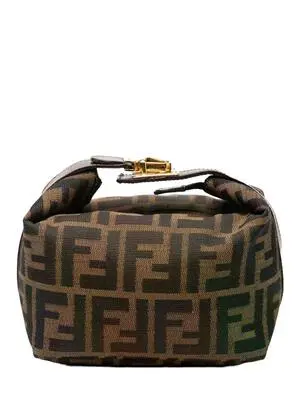 Fendi Zucca Canvas Handbag - Brown
