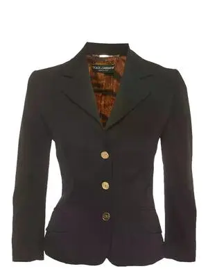 Dolce & Gabbana Single-breasted Blazer - Black