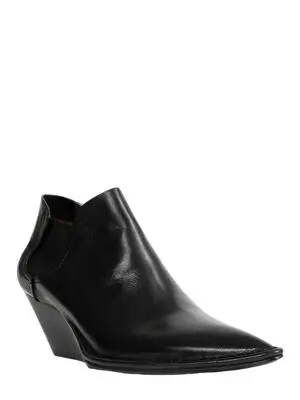 CAPASA MILANO CAPASA MILANO Pointed-Toe Wedge Ankle Boots